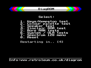 A Diagnostic ROM Image For The ZX Spectrum @ Retroleum